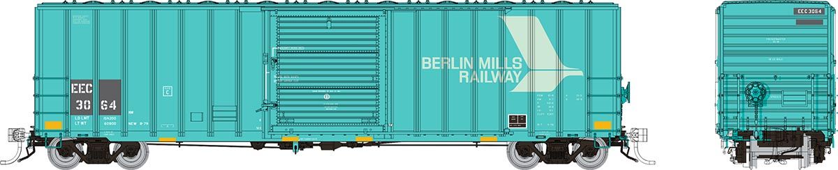 Rapido Trains HO PC&F 5241cuft boxcar : EEC - Patchout – Modèle B.T.