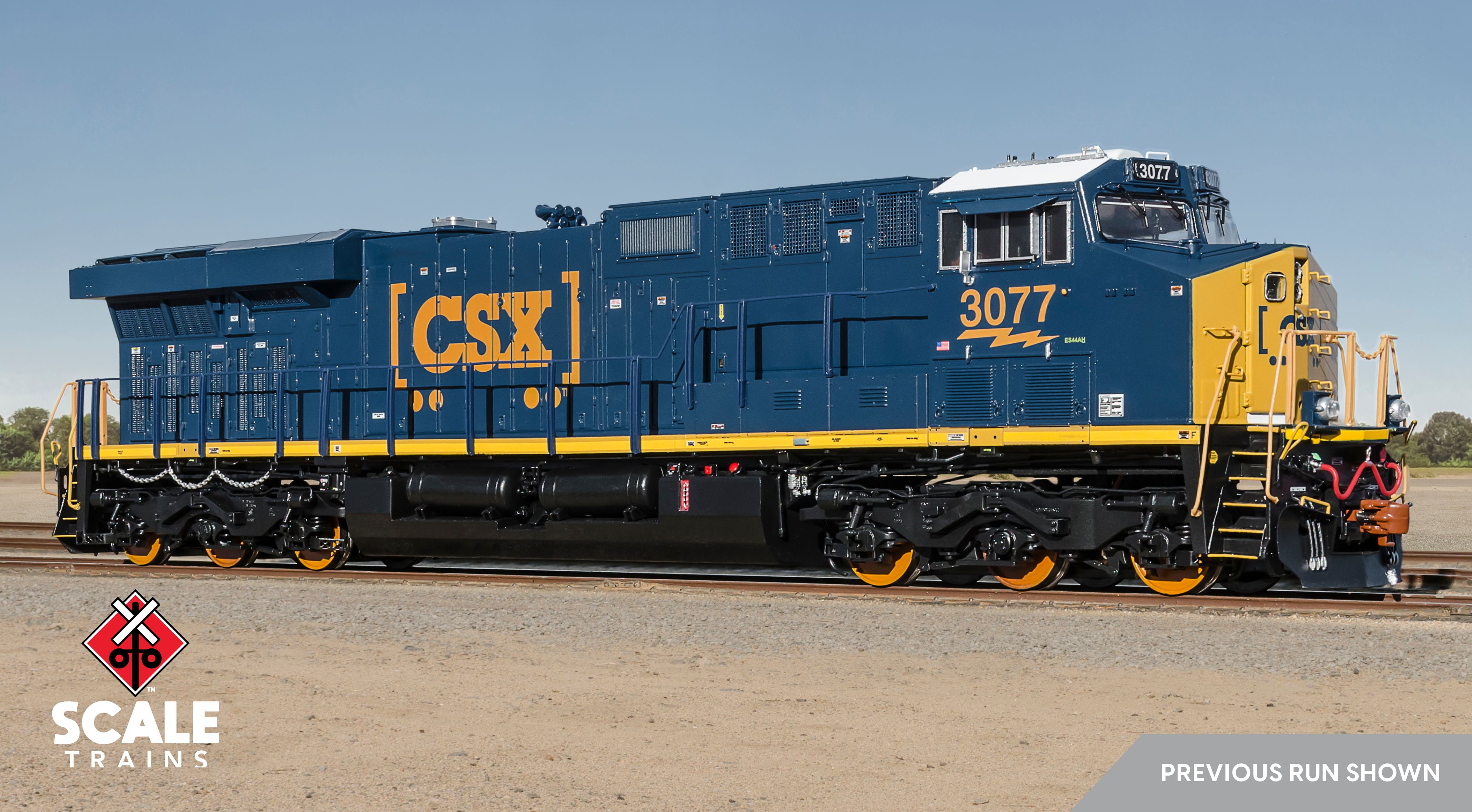 ScaleTrains Rivet Counter HO GE ES4AH4 w/DCC & Sound - CSX/YN3 Boxcar – Modèle B.T.