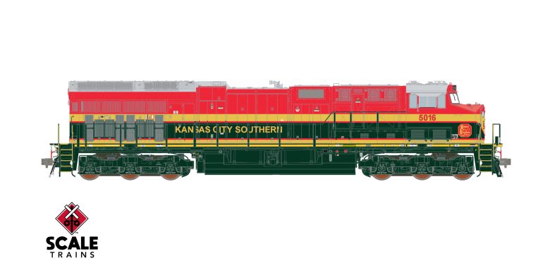 ScaleTrains Rivet Counter HO GE ET44AC - Kansas City Southern/Belle – Modèle B.T.