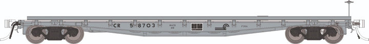 Rapido Trains HO F30A 50' Flat Car MOW w/deck rails: Conrail - MOW ...