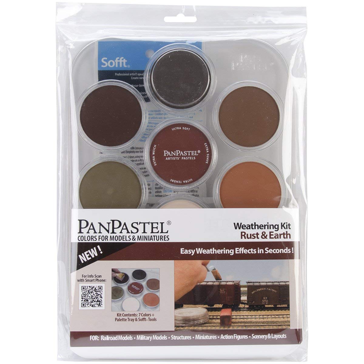 Pan Pastel Weathering Kit - Rust & Earth – Modèle B.T.