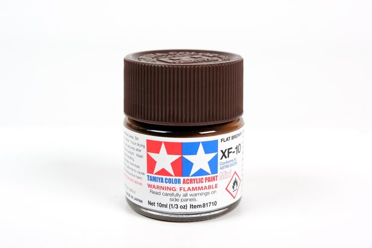 Tamiya Paint XF10 Flat Brown 10ml. – Modèle B.T.