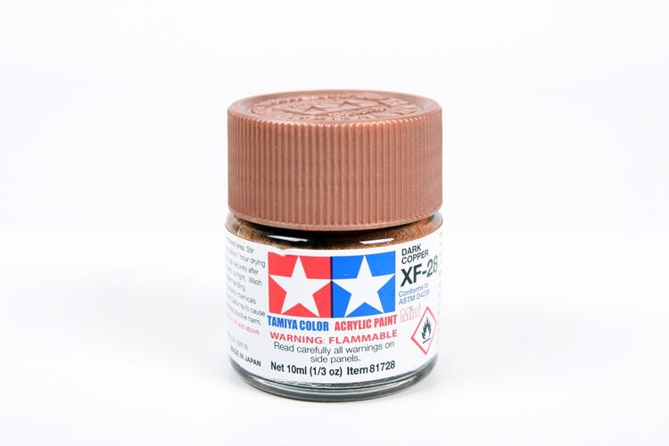 Tamiya Paint XF28 Flat Dark Copper 10ml. – Modèle B.T.