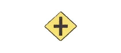 Signalisation C&G HO Intersection en Croix – Modèle B.T.