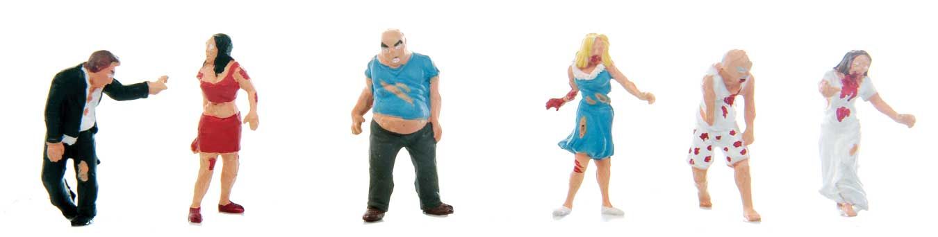 Walthers SceneMaster HO Zombies pkg(6) – Modèle B.T.