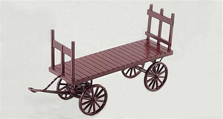Tichy Train Group HO Wood Baggage Wagon - Kit - pkg(2) – Modèle B.T.