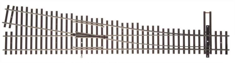 Walthers Track HO Code 83 Nickel Silver DCC Friendly #6 Turnout - Righ ...