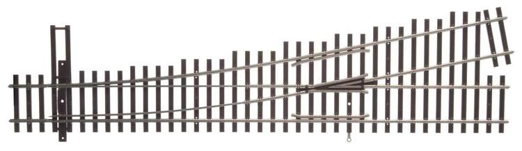 Walthers Track HO Code 83 Nickel Silver DCC Friendly #5 Turnout - Left ...