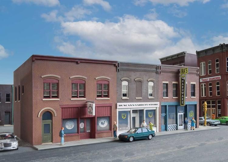 Walthers Cornerstone HO Merchant's Row VI - Kit – Modèle B.T.