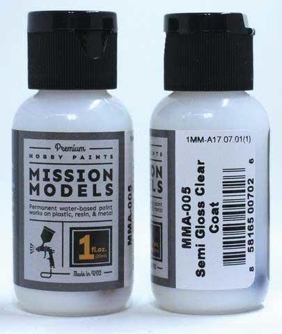 Mission Models Water-Based Acrylic Paint 1oz 29.6ml - MMA-005 Semi Glo ...
