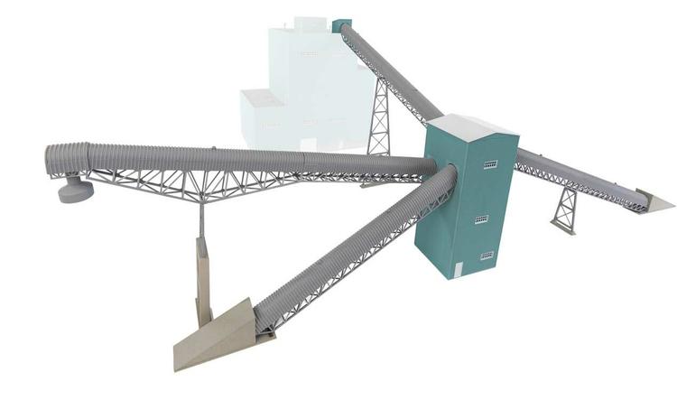 Walthers Cornerstone HO Conveyors with Transfer House - Kit – Modèle B.T.