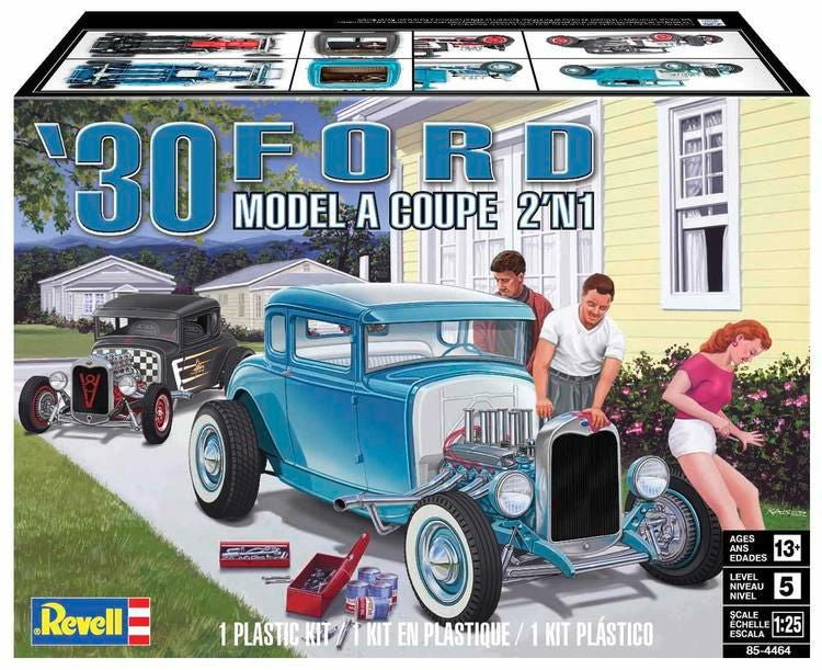 Revell 1/25 1930 Ford Model A Coupe 2n1 – Modèle B.T.