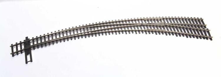 Walthers Track HO Code 83 Nickel Silver DCC Friendly Curved Turnout ...