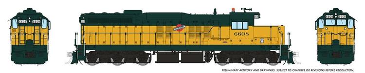 Rapido Trains HO EMD SD9 w/DCC & Sound - Chicago & North Western ...