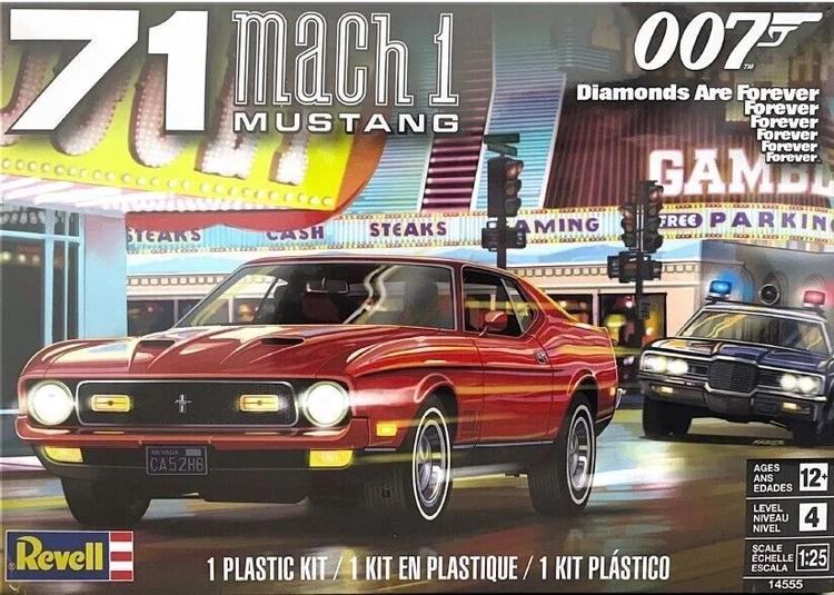 Revell 1/25 1971 Mustang Mach 1 429 – Modèle B.T.