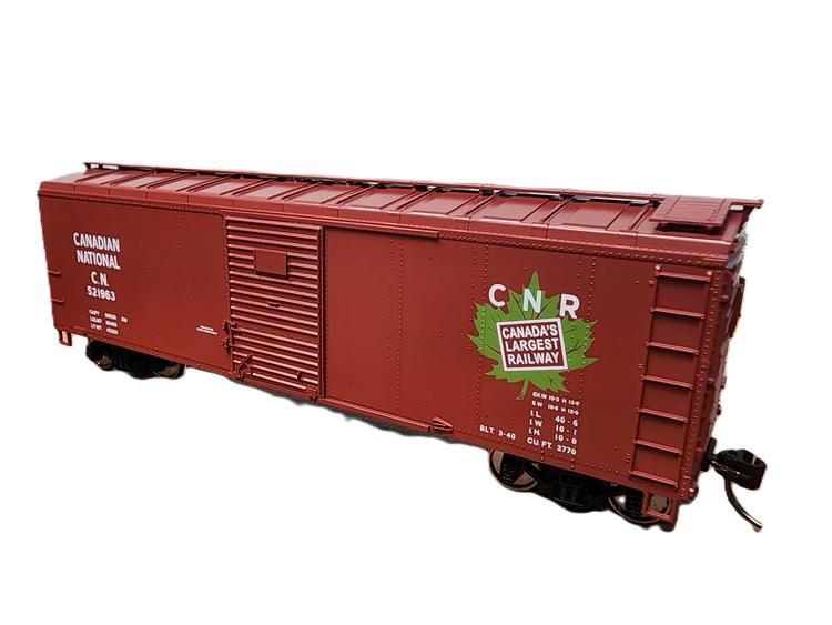 Bowser HO 40' Single-Door Steel Boxcar - Canadian National "Canada's L ...