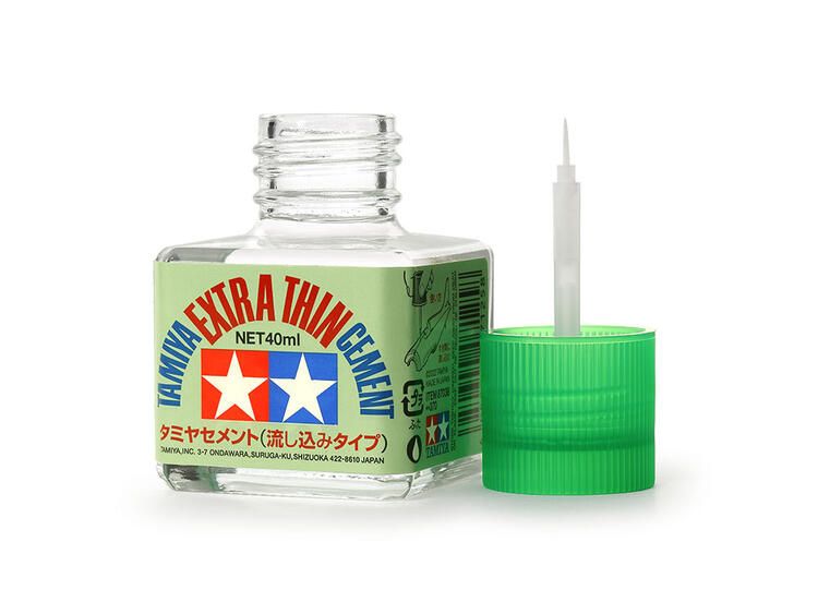Tamiya Liquid Plastic Cement - Extra Thin - 1.4oz 40mL – Modèle B.T.