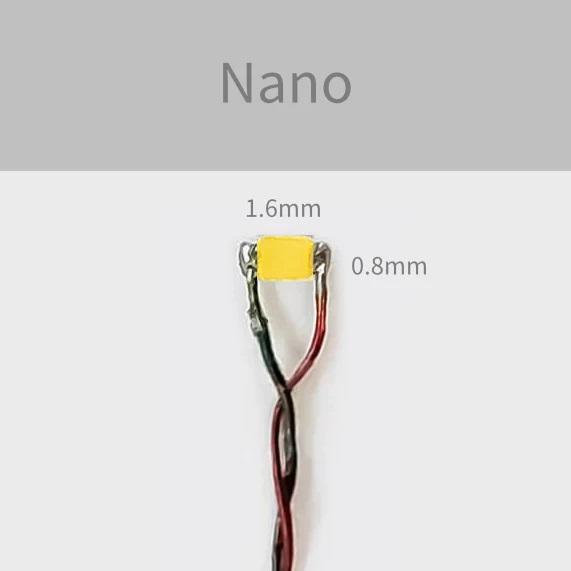 Evan Designs Nano Chip LEDs Warm White Pkg(5) – Modèle B.T.