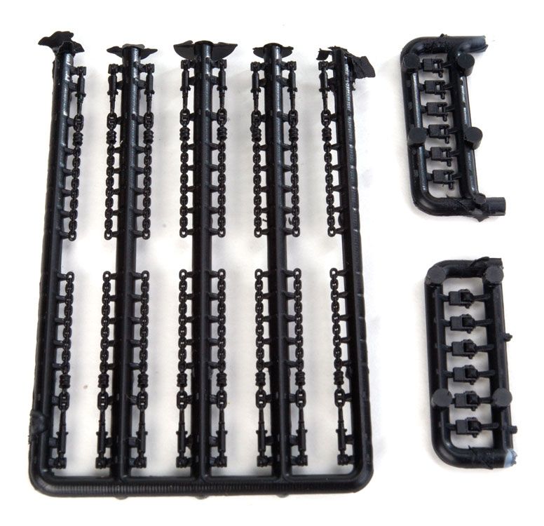 Lonestar Models HO Load Tie Downs; 15 Chain w/Rachet & 12 Roll-Up Tie ...