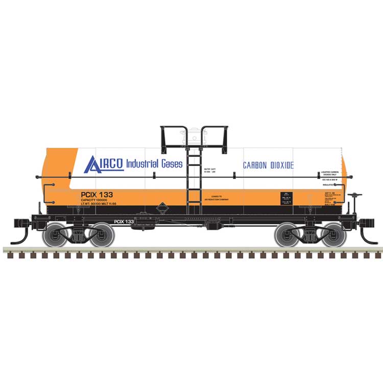Atlas Master Line HO 11,000-Gallon Tank Car w/Platform - Airco Carbon ...